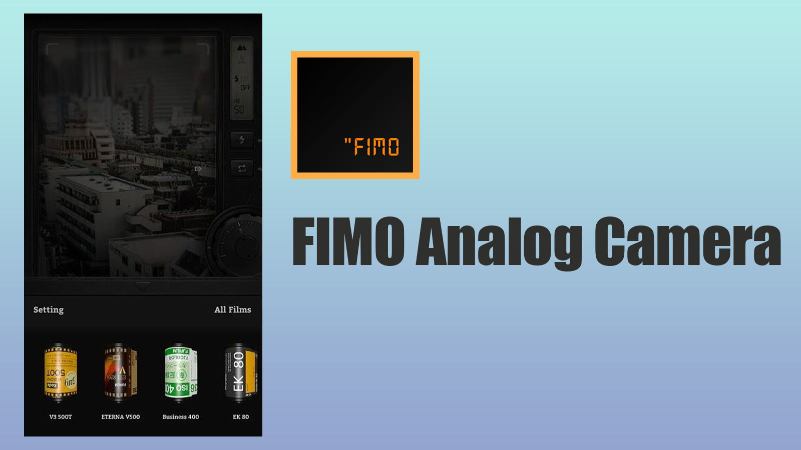 FIMO Analog Camera - Tech Guide Myanmar