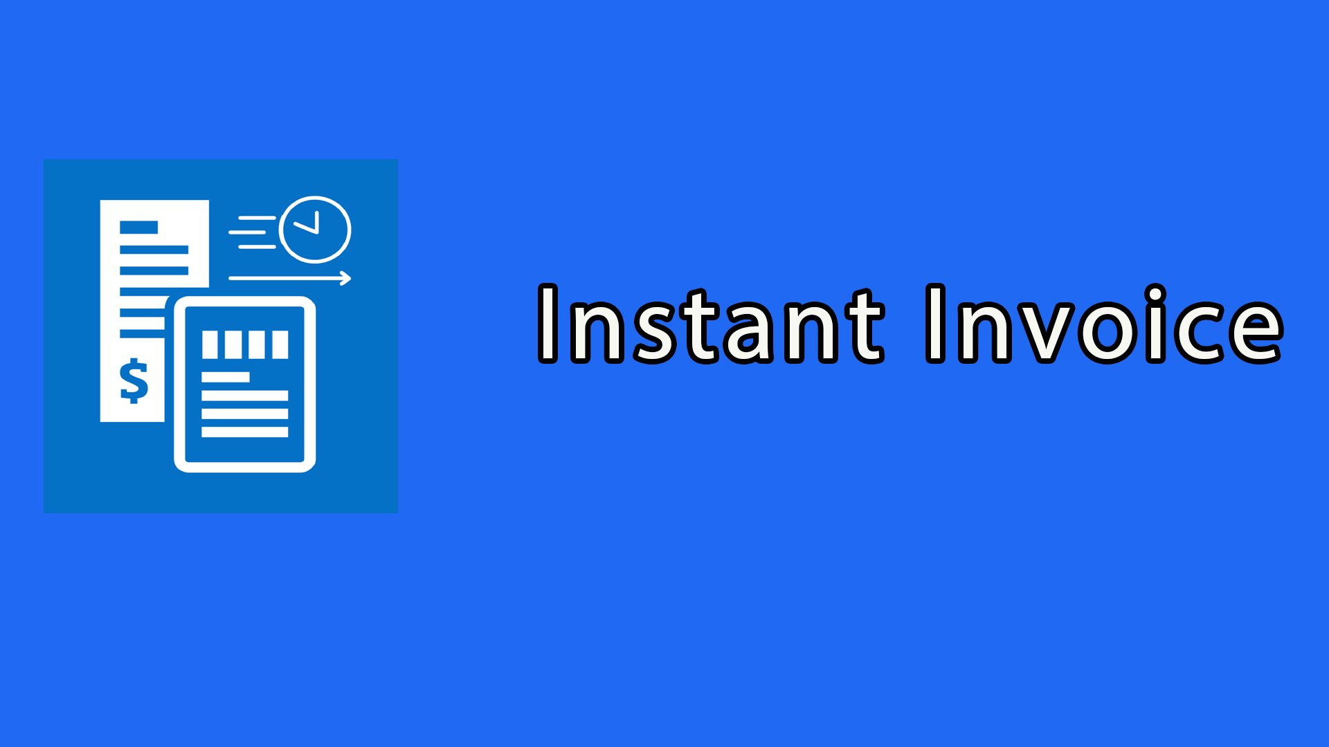 Instant Invoice - Tech Guide Myanmar