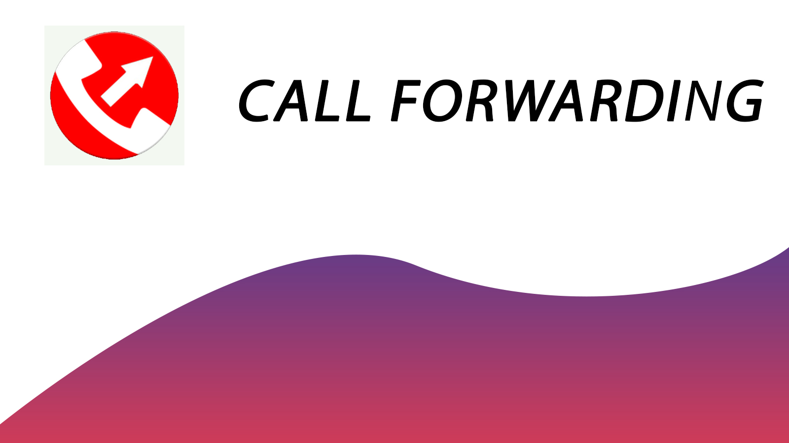 Call Forwarding - Tech Guide Myanmar